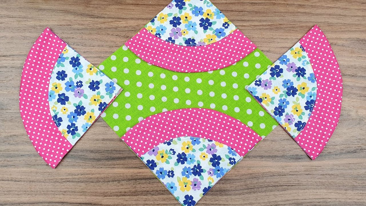 Even if you are new to sewing, you can easily make this fun patchwork ...