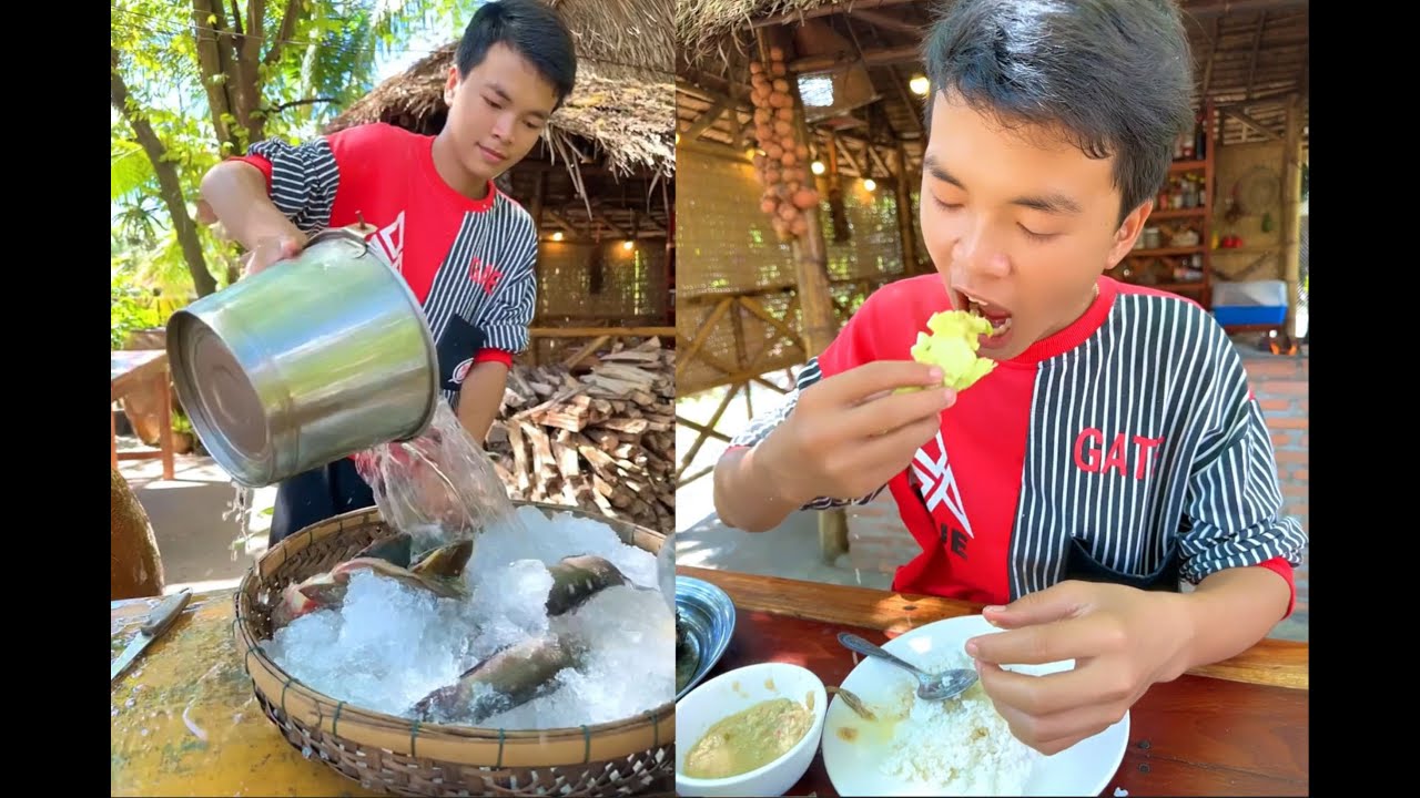 Fish Dipping cook and eat_ Cooking With Chef Ny. - YouTube