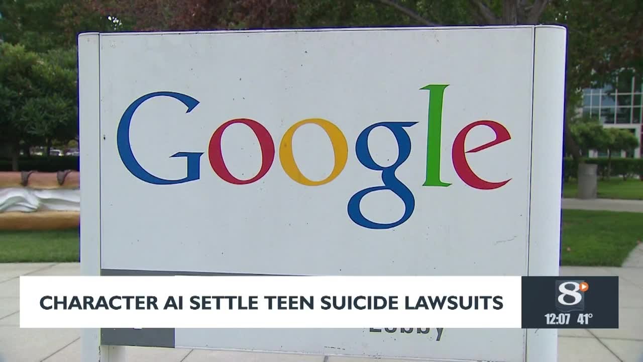 Character AI settles lawsuit over teen suicides - YouTube