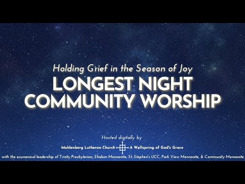 Longest Night Community Worship Service - YouTube