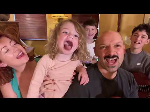 Erica Jennings (LT) & family #togetherathome