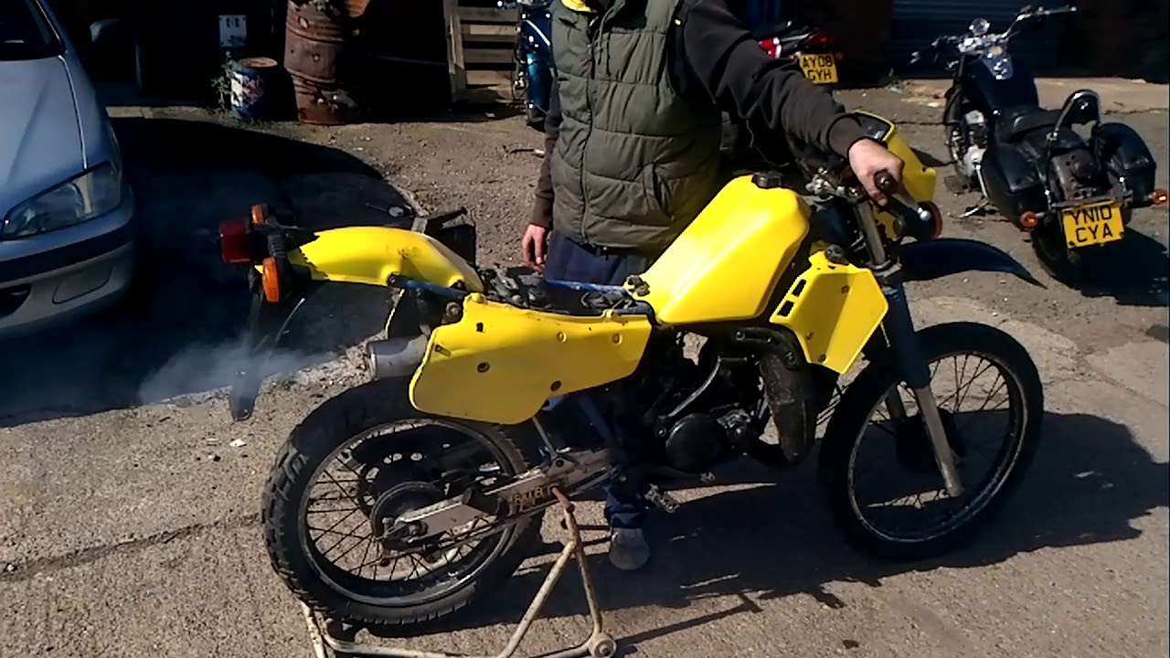 Suzuki TS125X Running video - YouTube