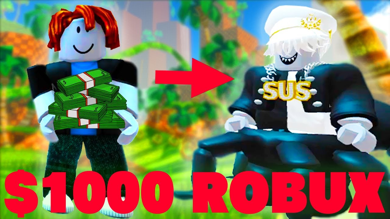 Spending A $1000 Robux On A new outfit - YouTube