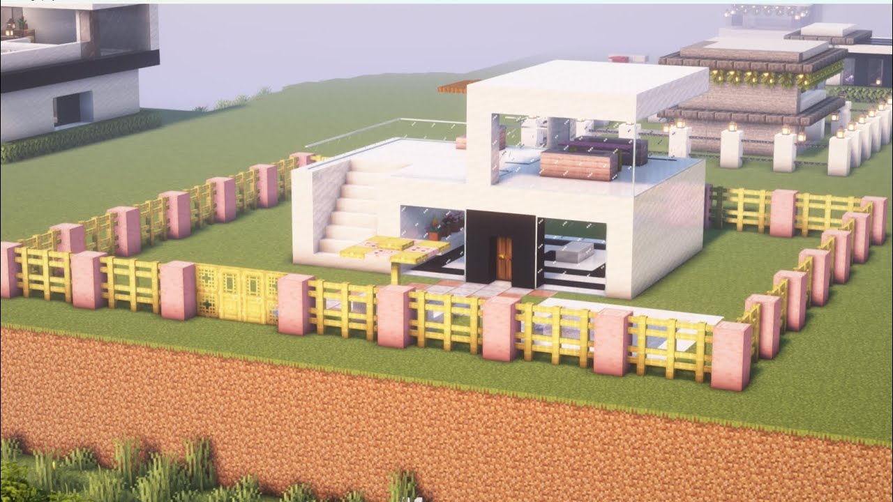 Minecraft | How To Build Easy And Best Modern House Tutorial - YouTube