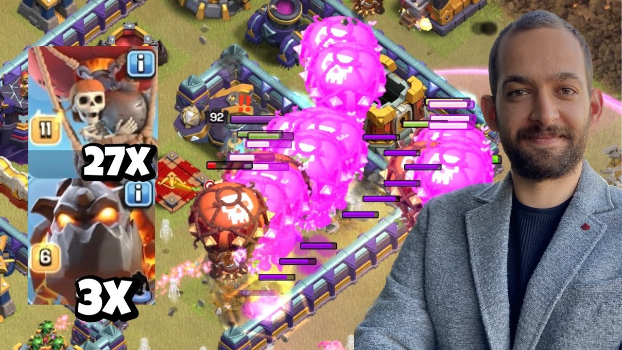 TAZI BALON BİLDİĞİNİZ GİBİ ÇOK GÜÇLÜ ! CLASH OF CLANS - YouTube