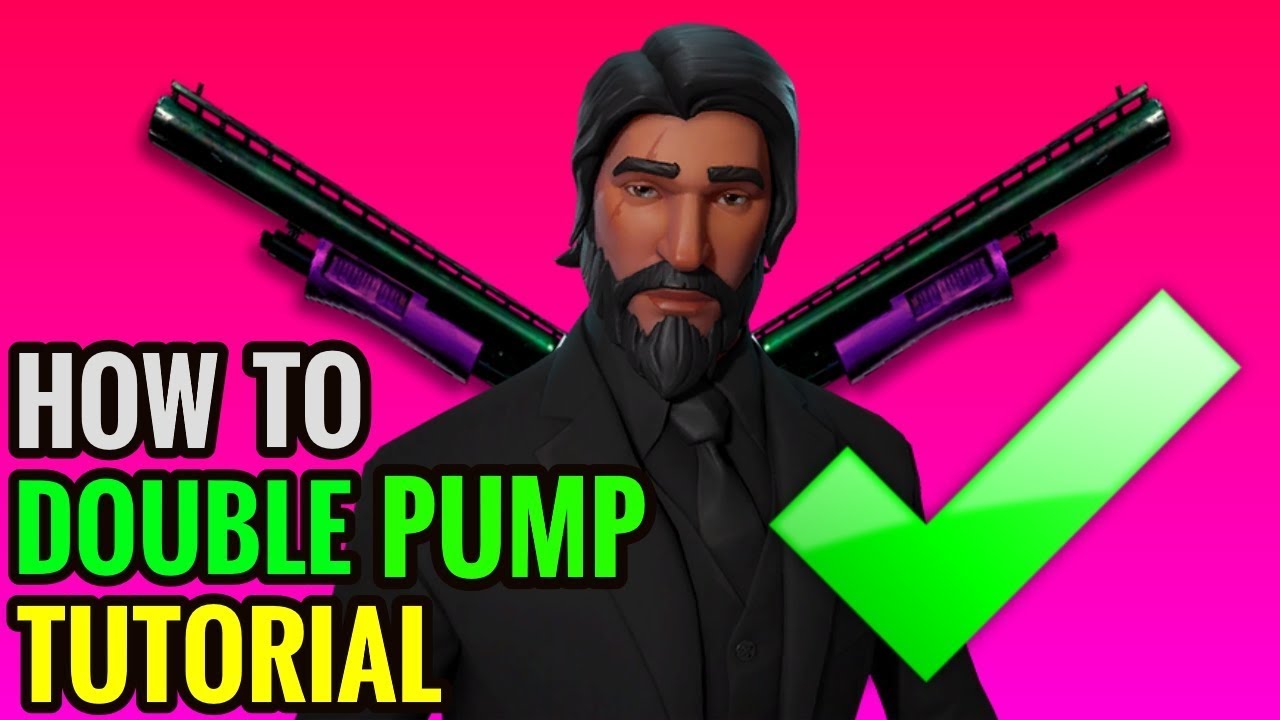 HOW TO DOUBLE PUMP TUTORIAL AFTER UPDATE in FORTNITE BATTLE RROYALE ...