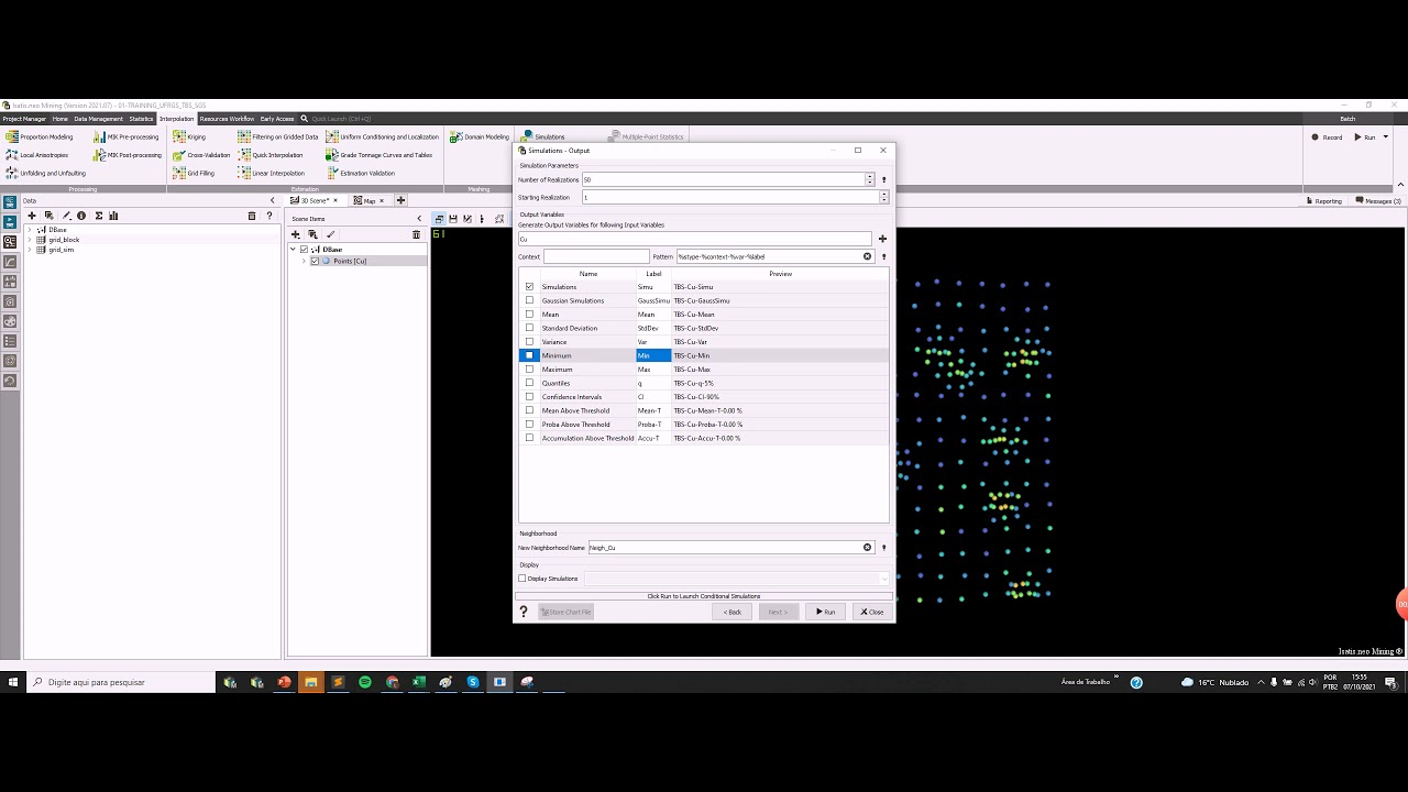 11 - Simulação - Turning Bands e Gaussiana Sequencial - YouTube