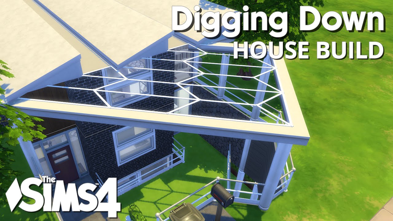 The Sims 4 House Building - Digging Down - YouTube