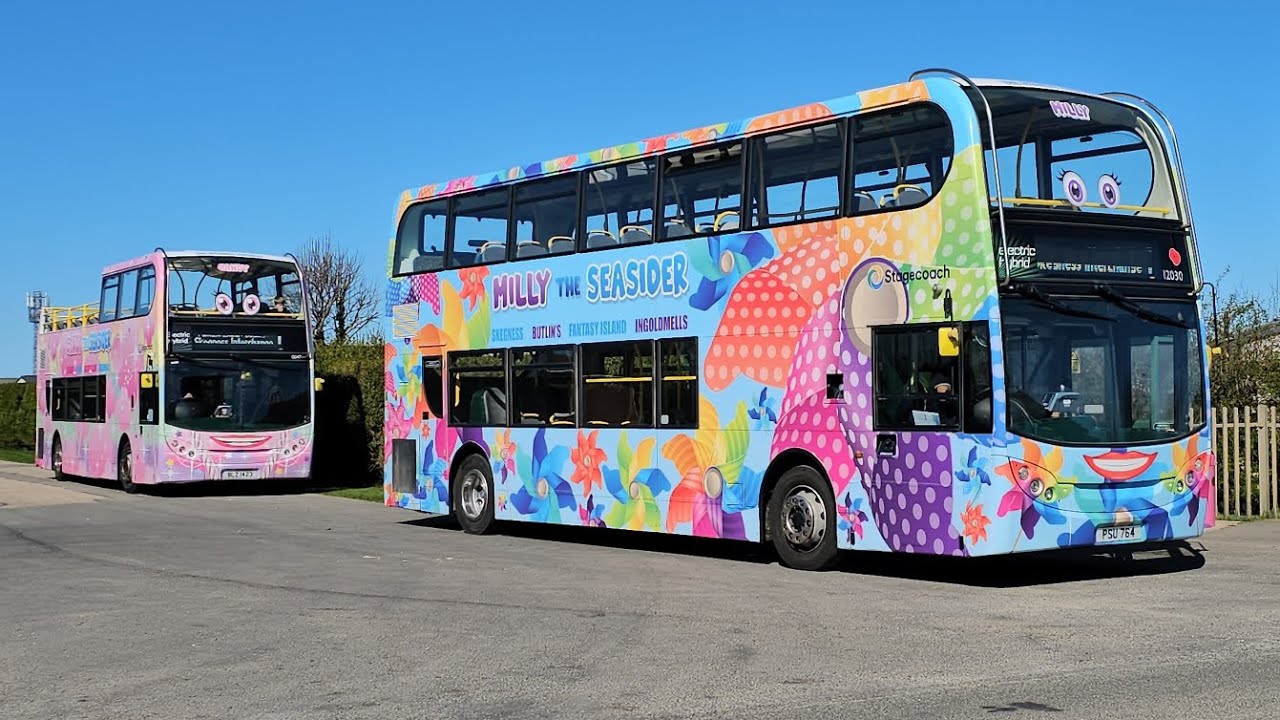 Stagecoach Bus Skegness 12030 Milly At Ingoldmells - YouTube