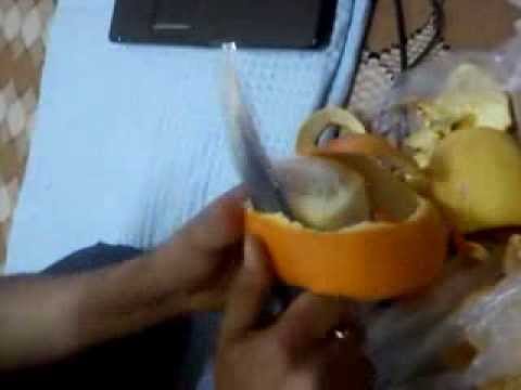 adanalının portakal soyuşu, orange peeling