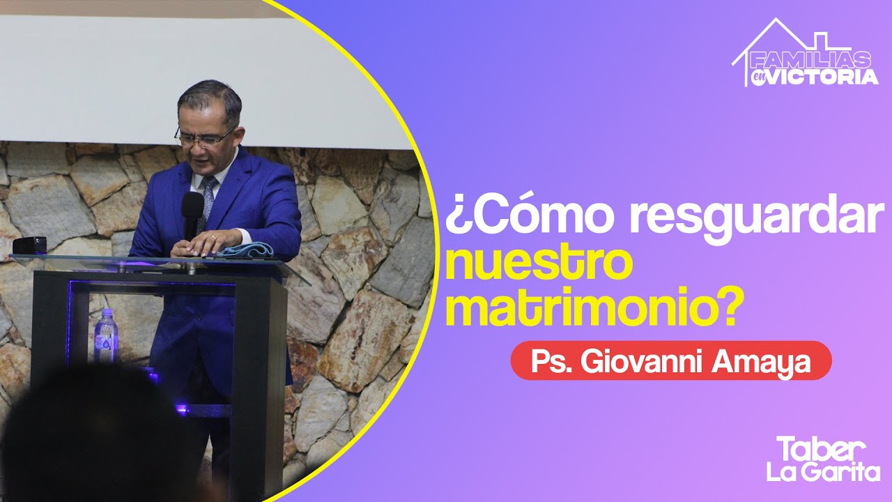 Lun 09 sept 24 | Como resguardar nuestro matrimonio | Pastor Giovanni ...
