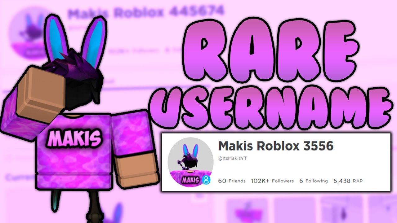 How To GET A RARE USERNAME In ROBLOX! (With SPACE) - YouTube