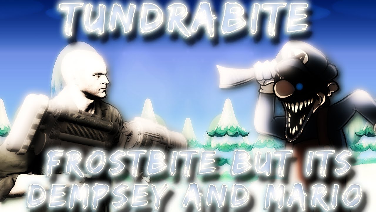Tundrabite (Frostbite but it's Dempsey and Mario.EXE) FNF Cover - YouTube