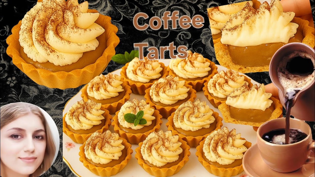Coffee Tartlets/ tart recipe/ Tiramisu Tarts - YouTube