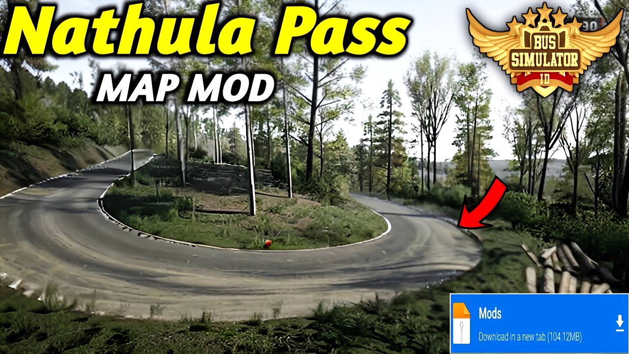 Map Mod Bussid 4.2 - Released Nathula pass road Map Mod For Bus ...