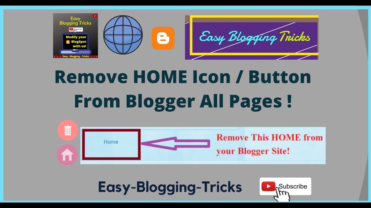 How To REMOVE HOME Icon Button In Blogger Site Appearing In All Pages how-to-remove-home-icon-button-in-blogger-site-appearing-in-all-pages