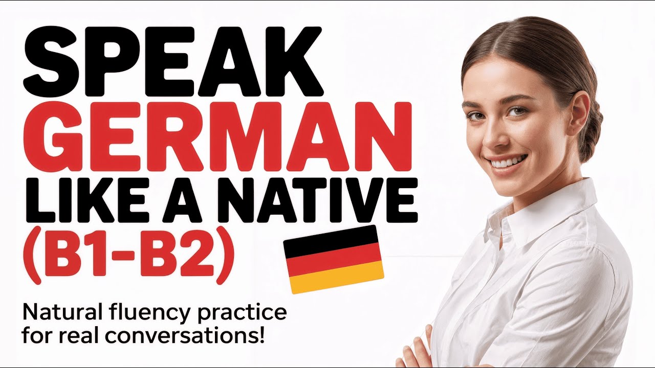 Speak German Like a Native 🇩🇪 | Natural Fluency Practice (B1–B2) - YouTube