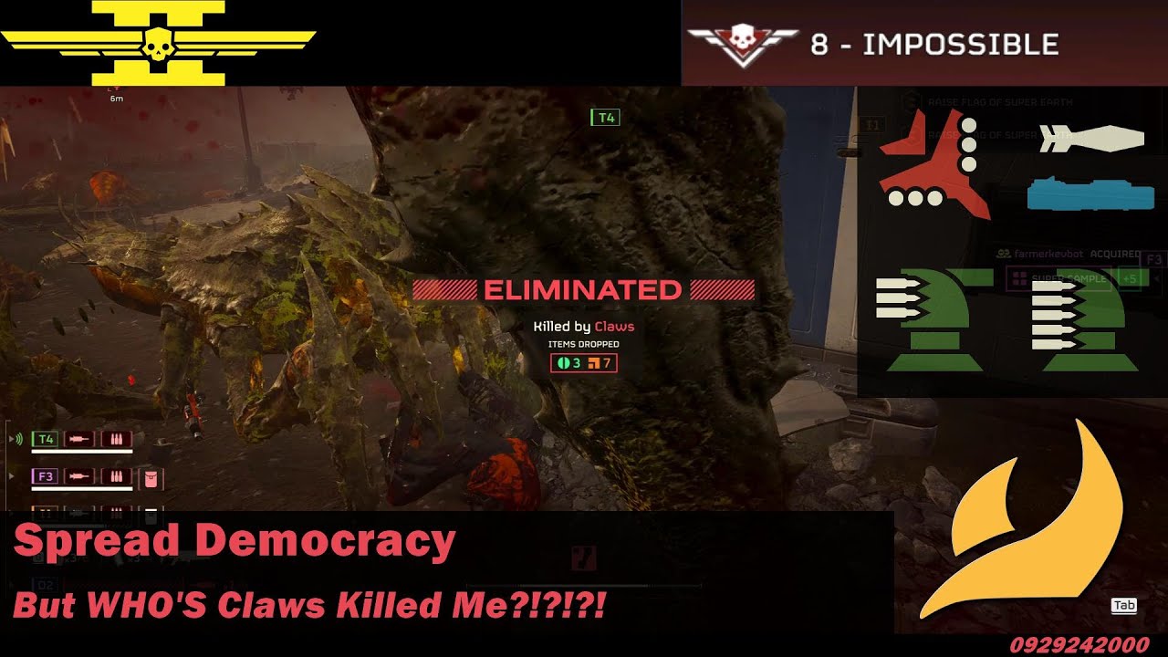 HELLDIVERS 2 Terminids 8 IMPOSSIBLE Spread Democracy 0929242000 #helldivers2 #gameplay - YouTube