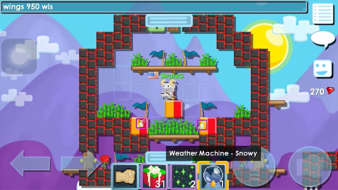 [Growtopia] Buying Snowy Weather Machine - YouTube