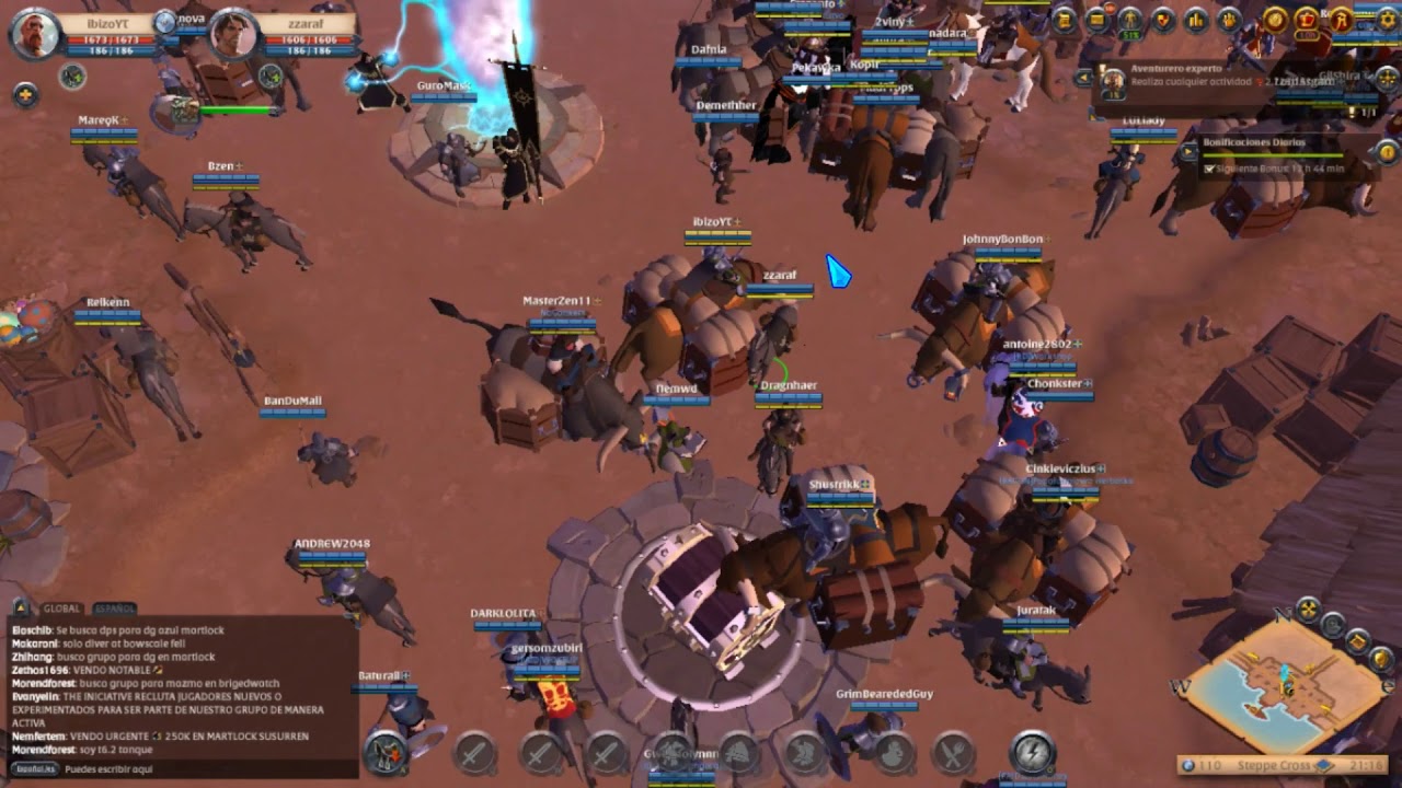 ME MUDO DE STEPPE CROSS A BRIDGEWATCH | Albion Online | ibizoYT | #18 ...