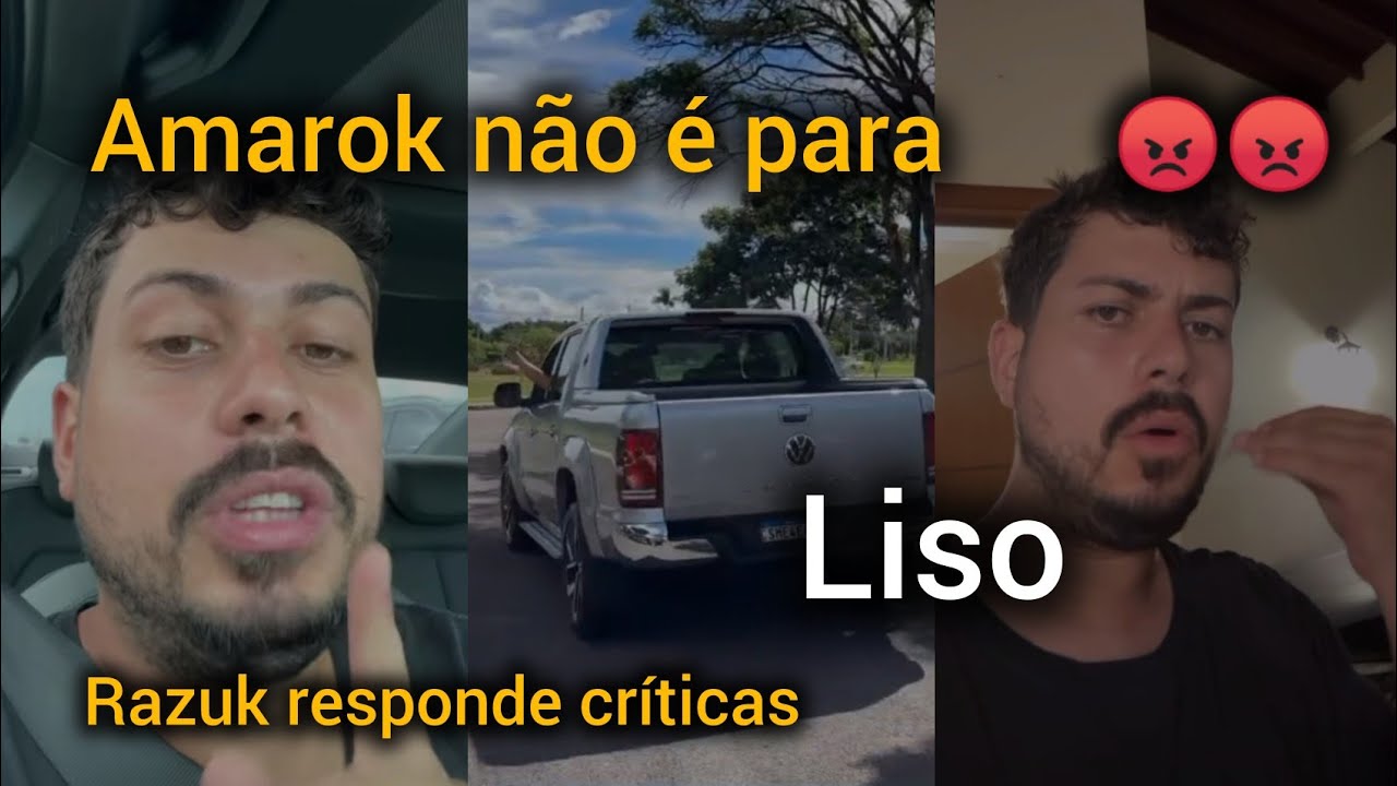 RAZUK BACKSTAGE RESPONDE CRITICAS DE QUEM FALA MAL DE AMAROK!! FALOU ...