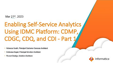 Informatica Intelligent Cloud Services (IICS) - YouTube