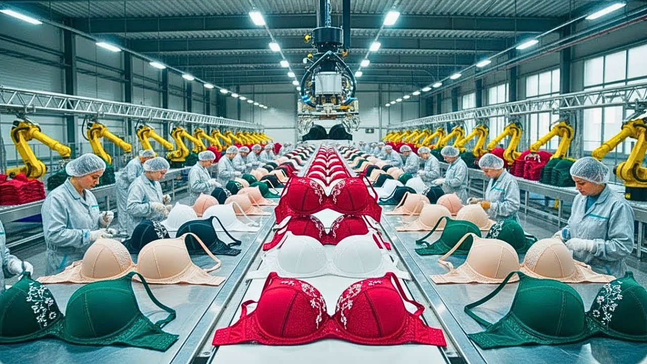 Inside a $1000 Bra Factory: How Premium Bras Are Made - YouTube
