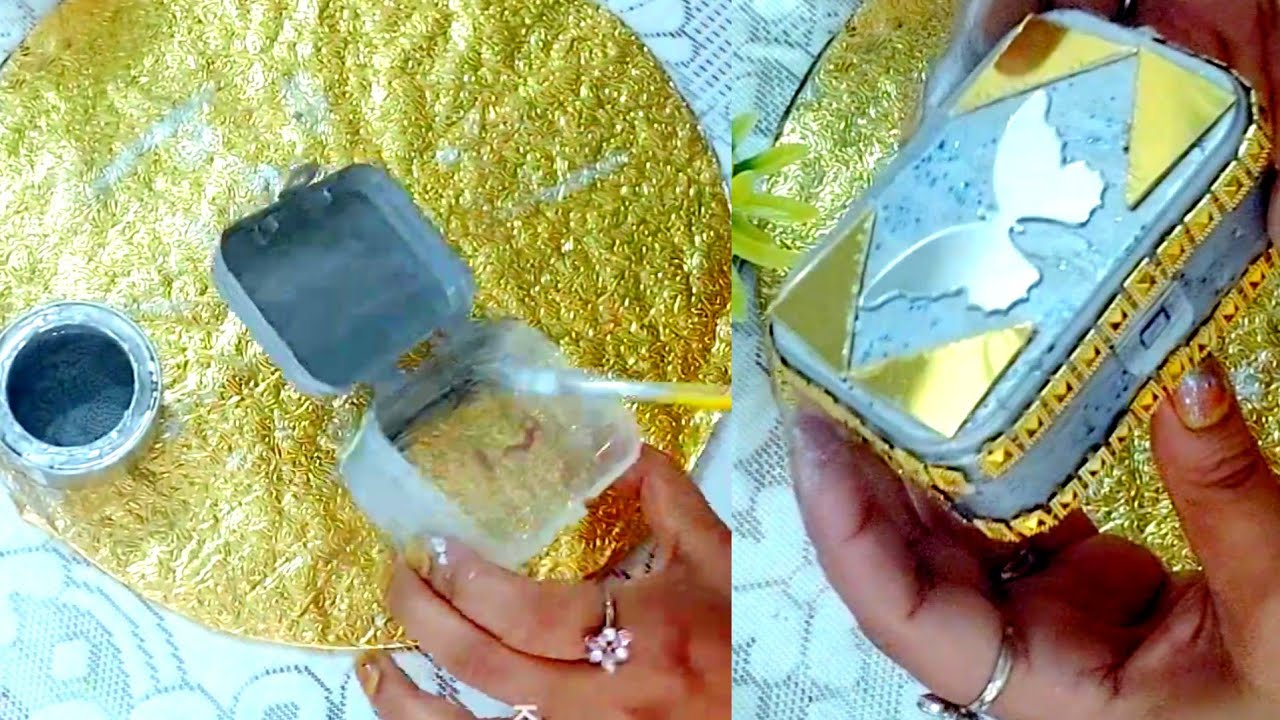 diy plastic box decoration|best out of waste plastic box|reuse plastic ...