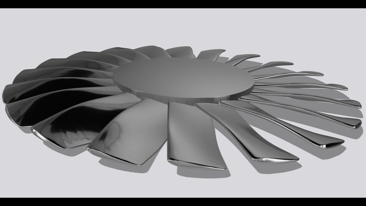 Gas Turbine Blade Design using Point Cloud in Catia V5 - YouTube