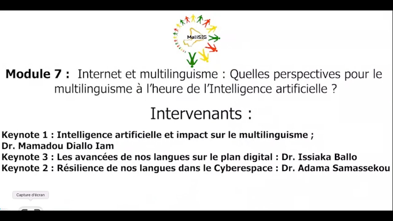 Masterclass 7 : Internet et multilinguisme ; Quelles perspectives pour ...