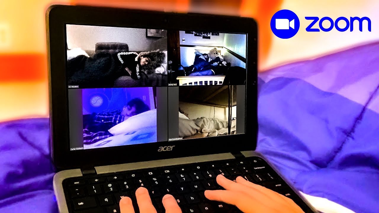 Virtual Sleepover On Zoom During Nationwide Quarantine - YouTube