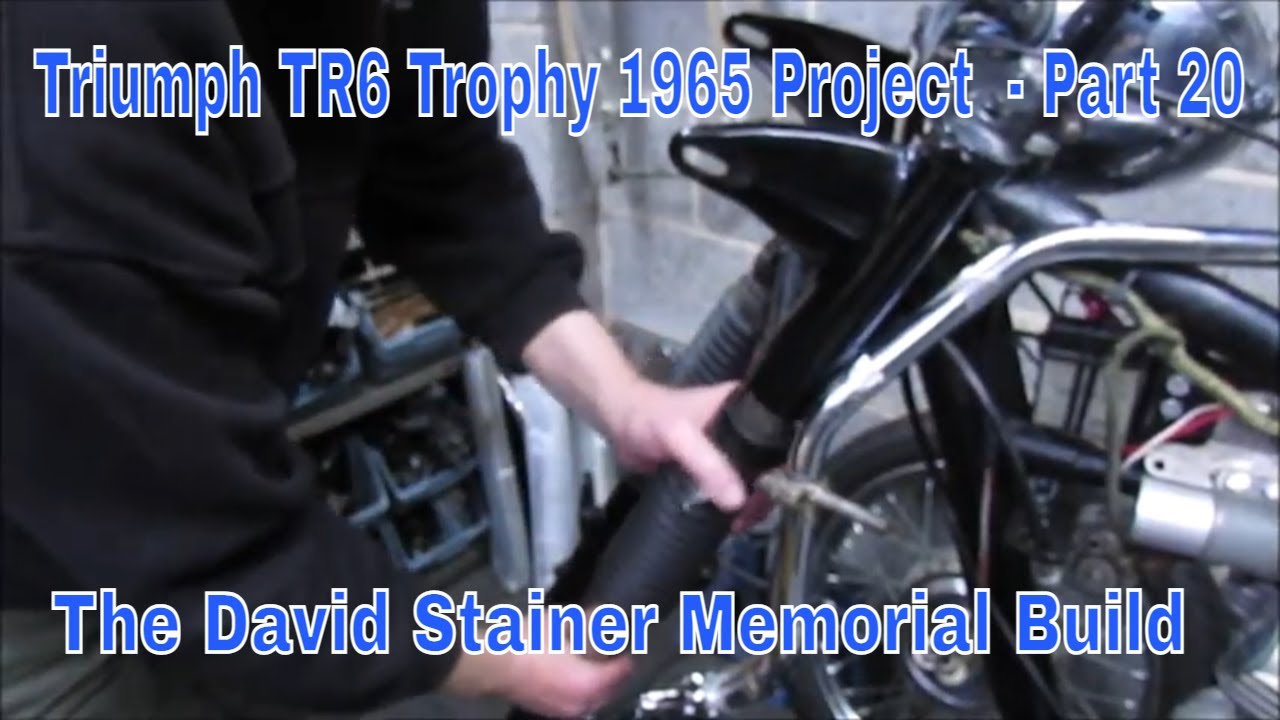 Triumph TR6 Trophy 1965 Project - Part 20 - YouTube