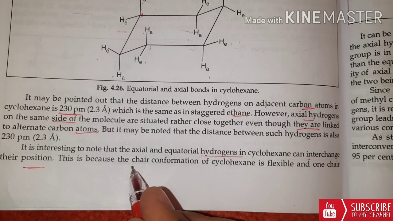 Conformations of Cyclohexane ( Chair form, Boat form, Twist boat form ...