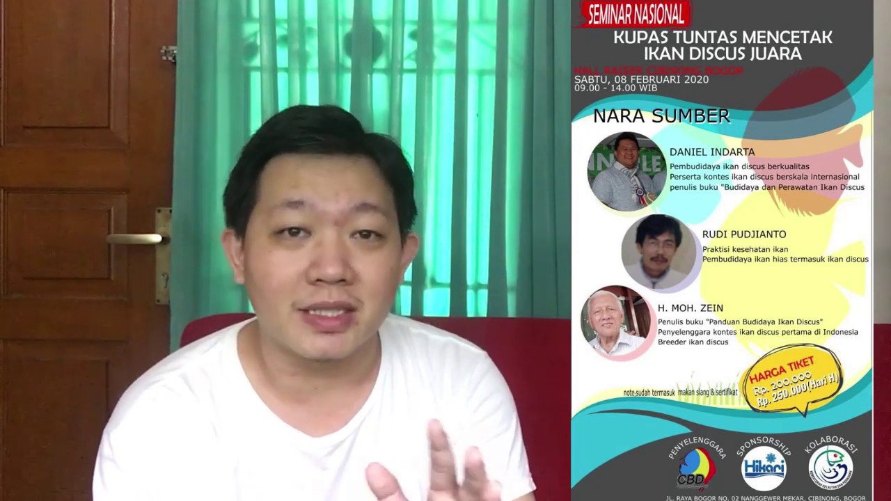 Seminar Nasional: Kupas Tuntas Mencetak Ikan Discus Juara - YouTube