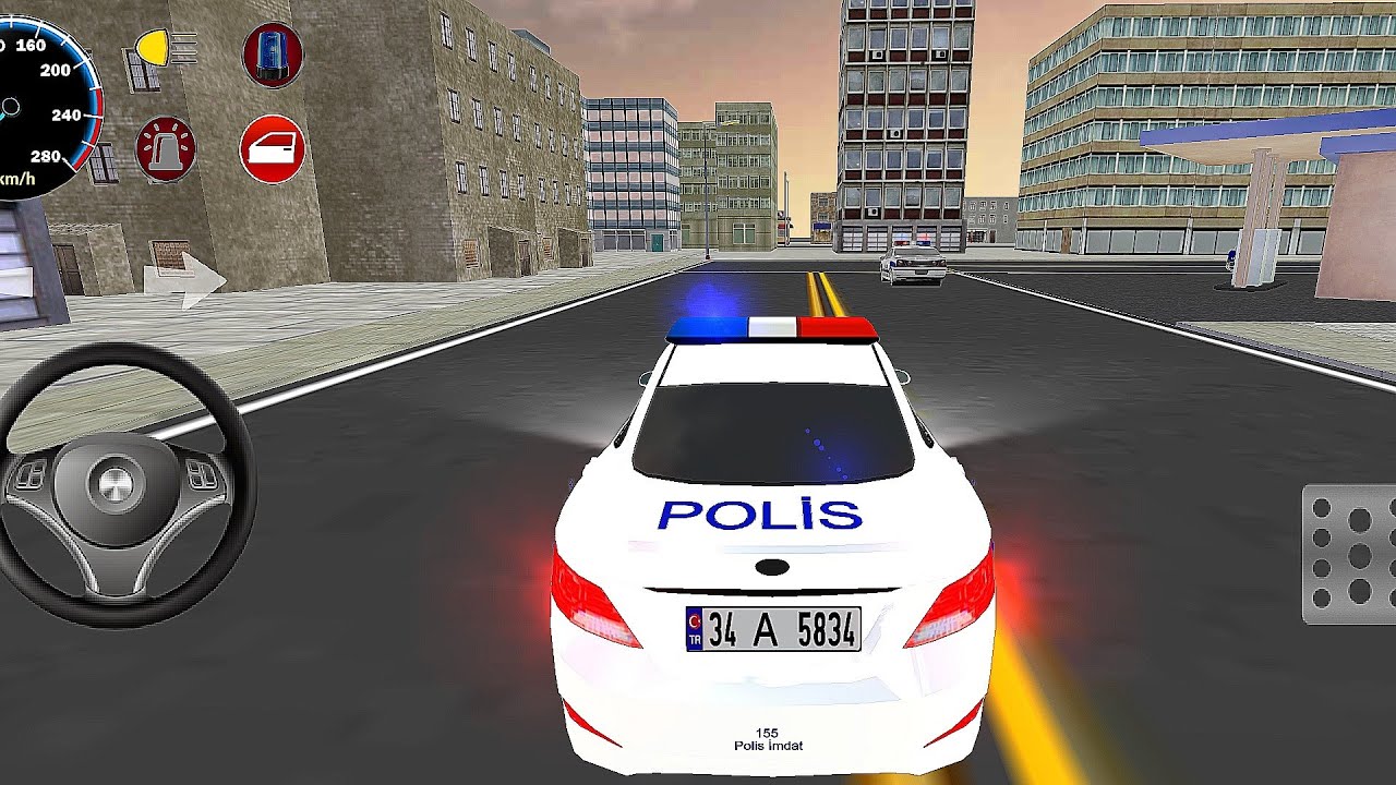 Real police car Driving simulator police siren cop sounds Open world ...