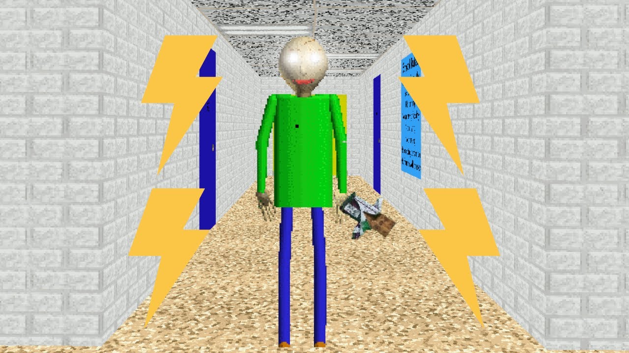 Baldi Loves Chocolate!?!?!?! easy math + hard math Baldi's Basics MOD ...