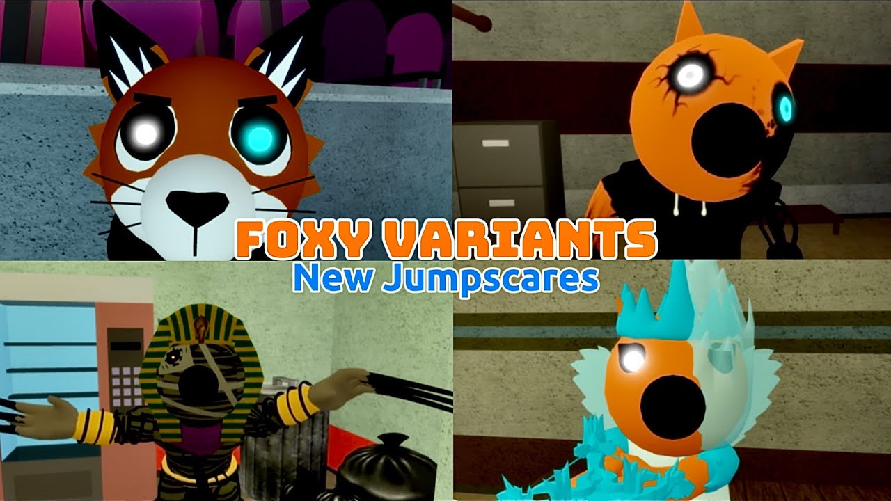 Piggy: Foxy Variants (By @YourLegitBoltGuy) - New Jumpscares - YouTube
