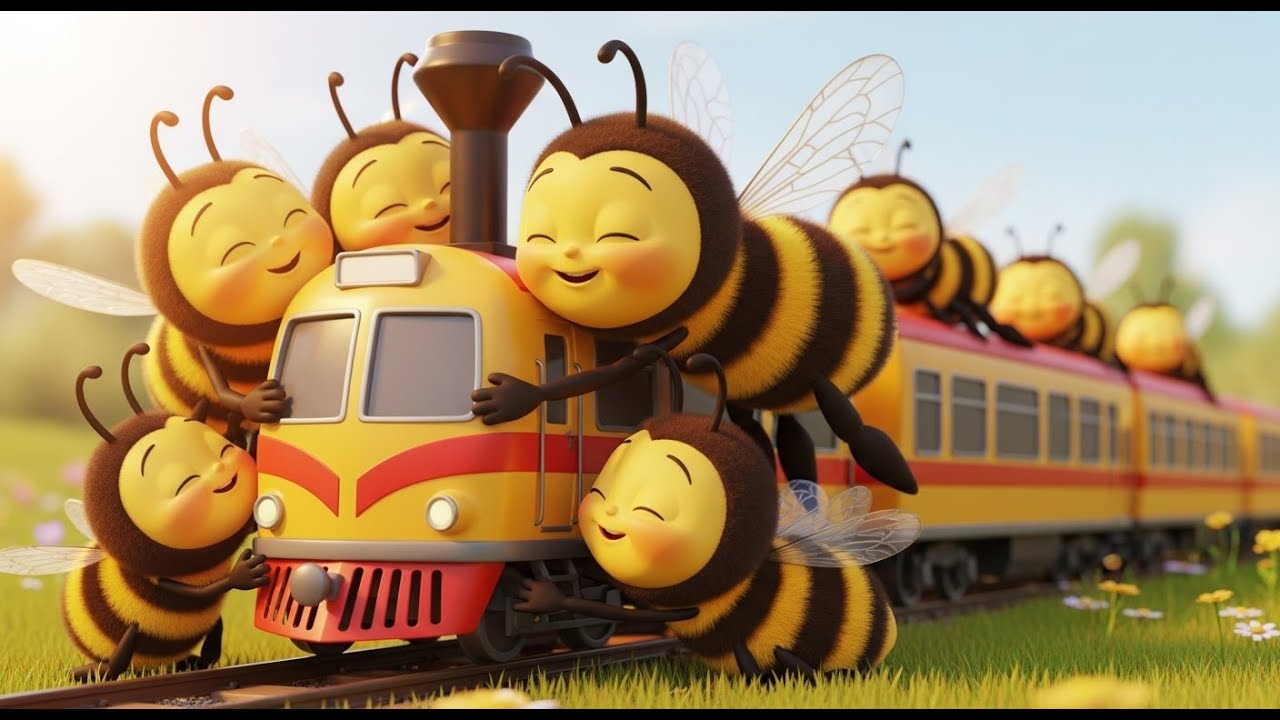 Bumblebee Bullet Train Boogie Sing Along Nursery Rhyme for Toddlers ...