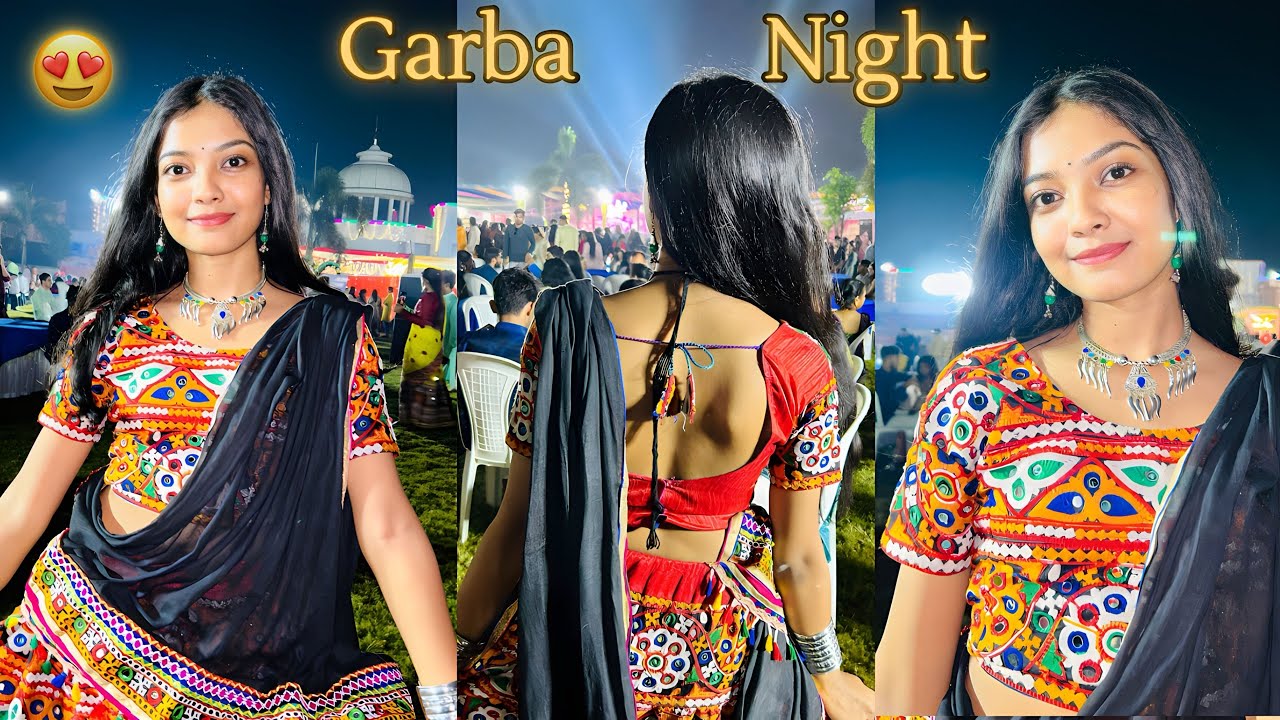 Tribal girl doing GARBA for the first time ever😍 - YouTube