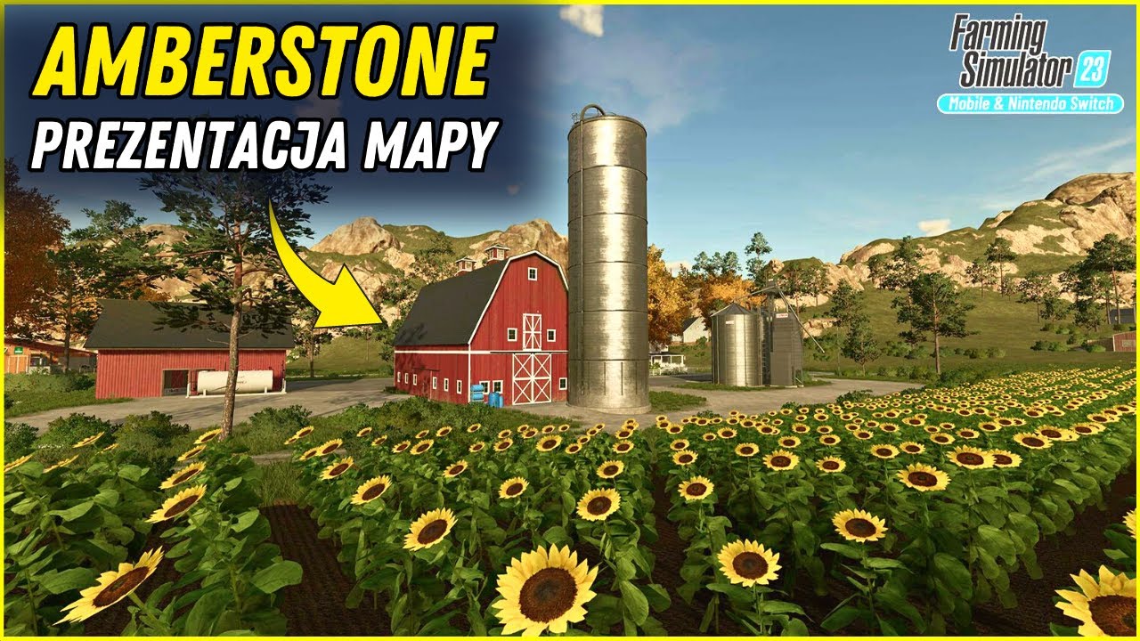 Amberstone - prezentacja mapy w grze Farming Simulator 23 - YouTube