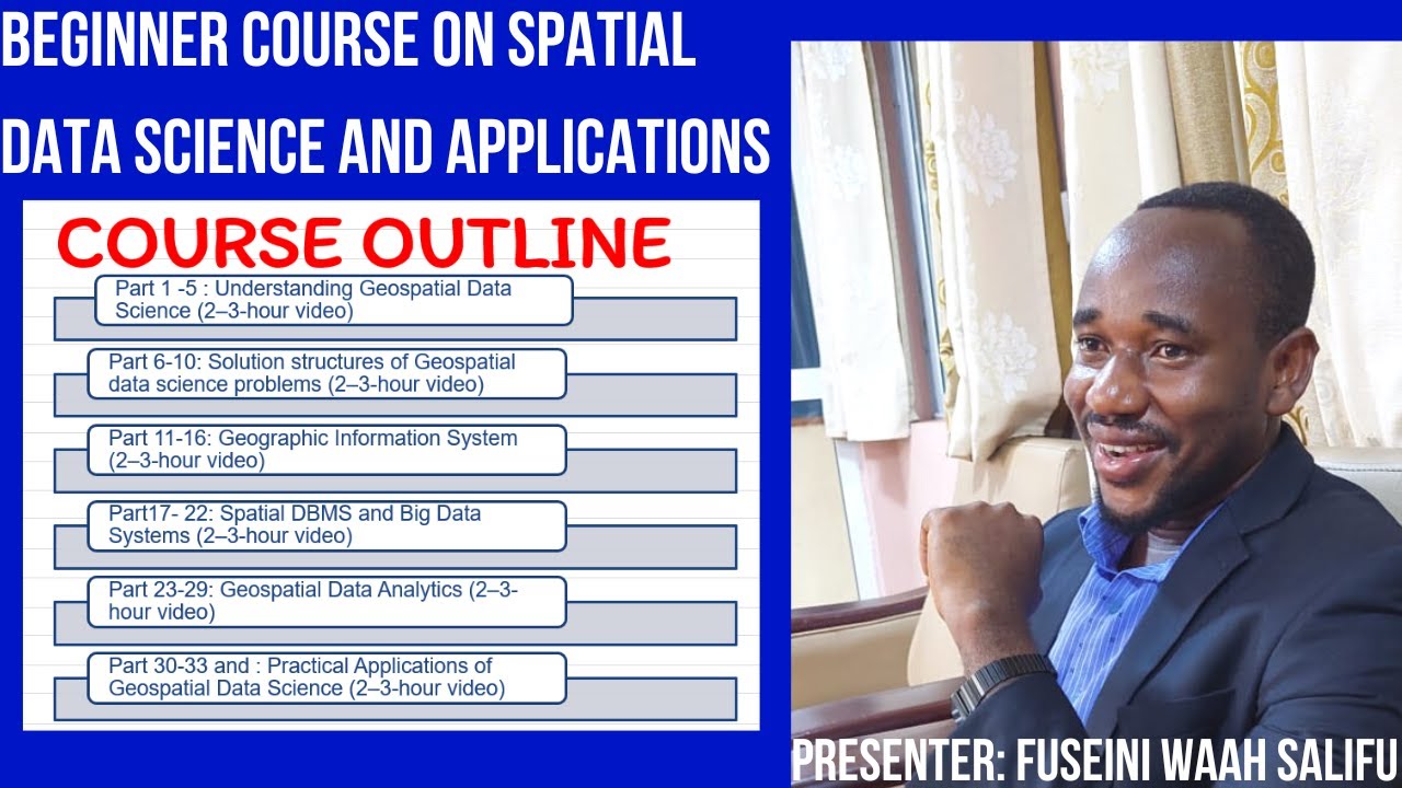 Spatial Data Science Course Outline YouTube Spatial Data Science Course Outline YouTube