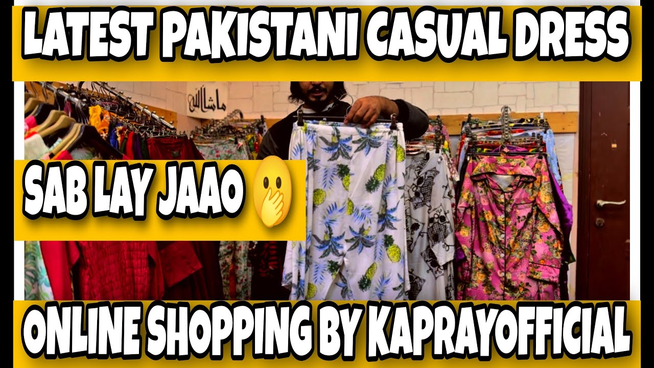 Latest Pakistani Casual Dress Design fot Girls 2023 - Online Shopping ...