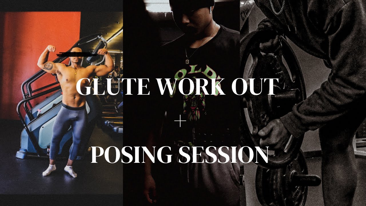 Glute work out + posing session ! - YouTube