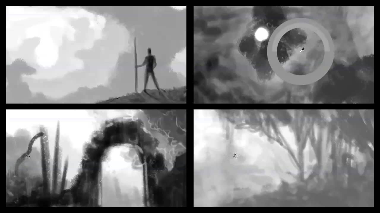 Landscape Thumbnail Sketching - YouTube