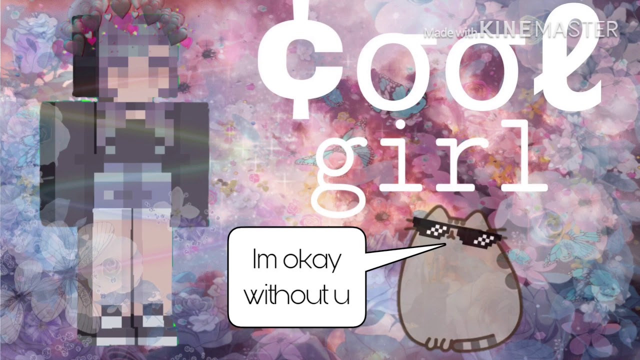 pixel gun 3D - cool girl skin || free copy ♡ - YouTube