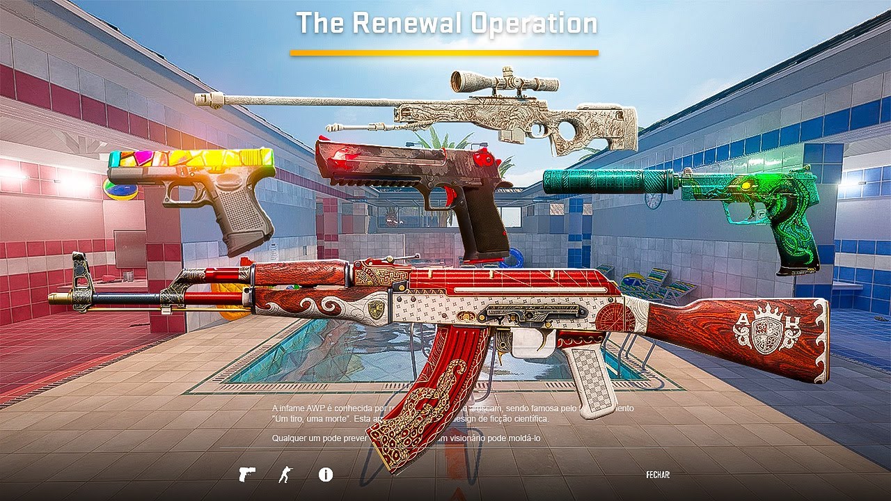 Sim... a PRIMEIRA OPERAÇÃO do CS 2 pode lançar todas essas SKINS - YouTube