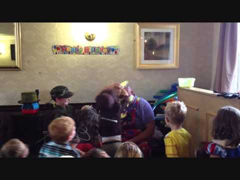 Bongo the Clown gets a Custard Pie in the face - YouTube