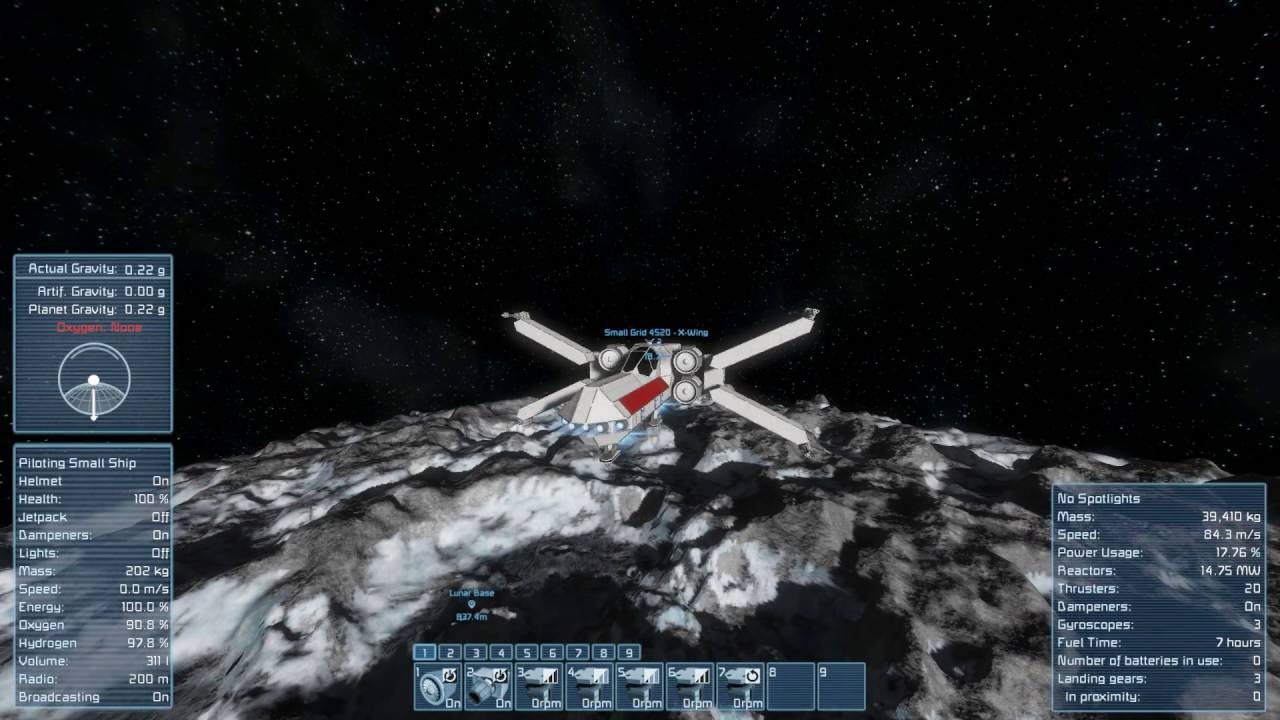 Space Engineers: X-Wing - YouTube