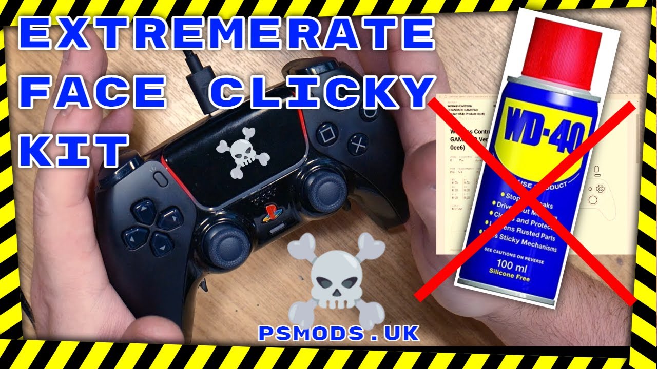 🛠 PS5 MODDED CONTROLLER 🛠 | PS MODS EXTREMERATE SOAKED IN WD40! - YouTube
