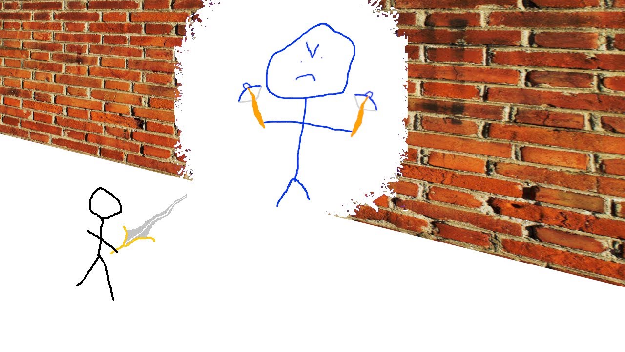when you fight the guy that lives in your walls - YouTube